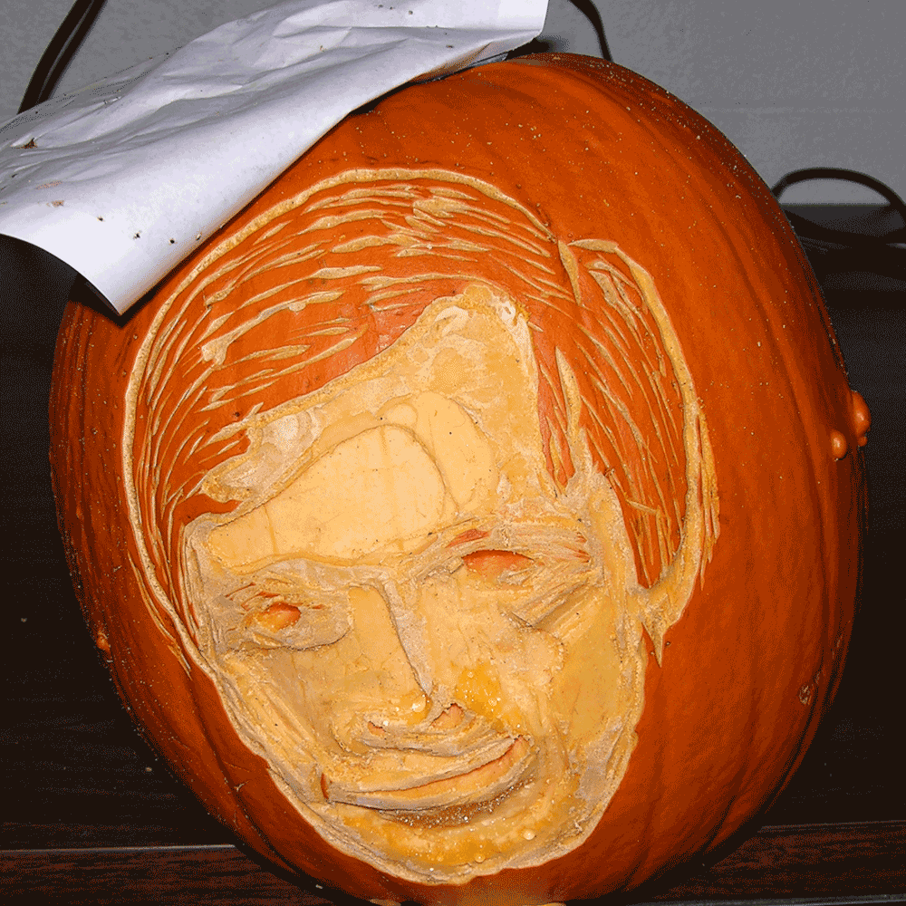 How To Carve Someone's Face On A Pumpkin